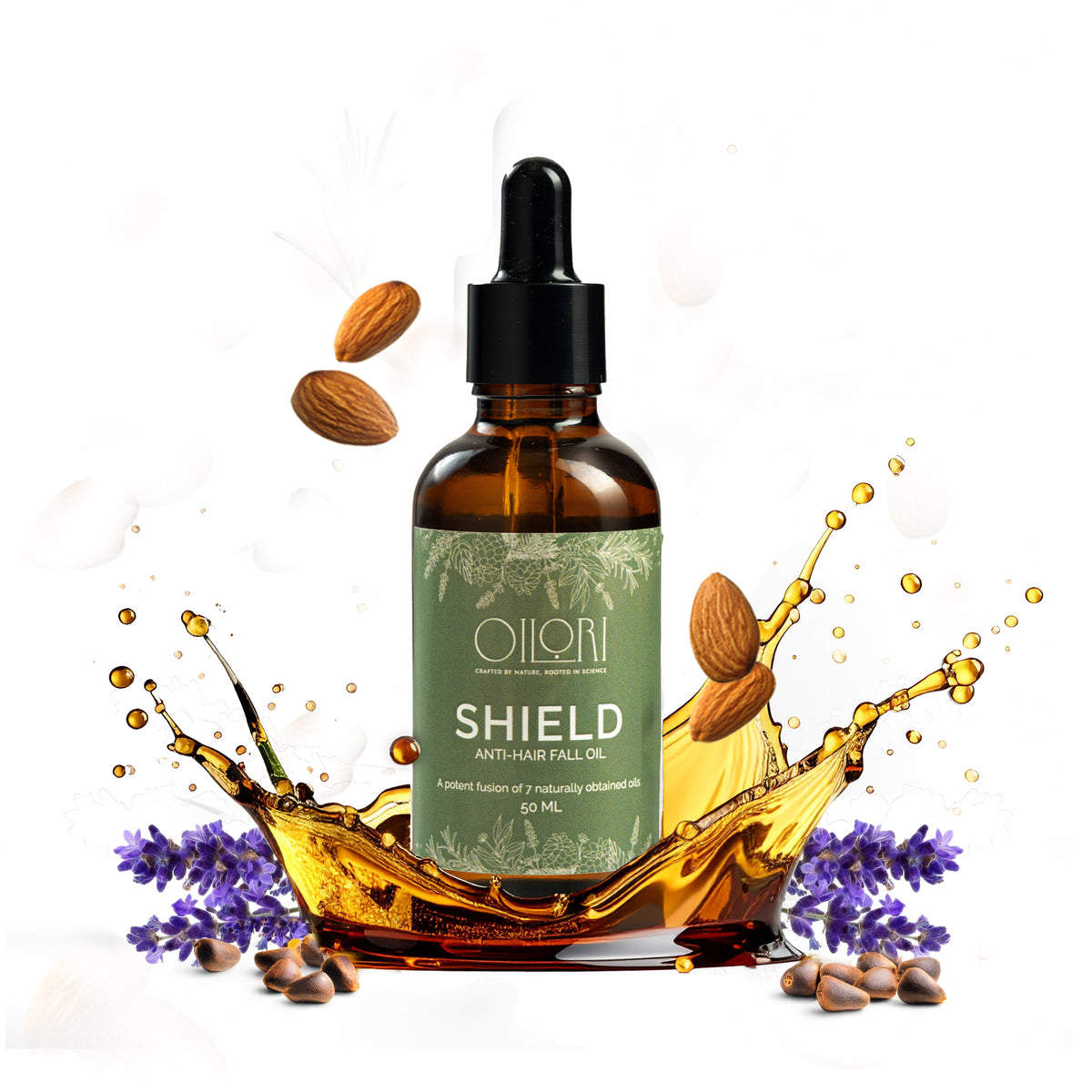 Shield Anti-Hair Fall Oil | Natural Hair Fall Solution – Oilori Blends